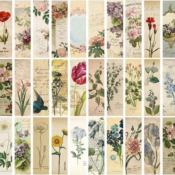 Accessories | Vintage Style Bookmarks For Women Men 3pcs Flower | Poshmark